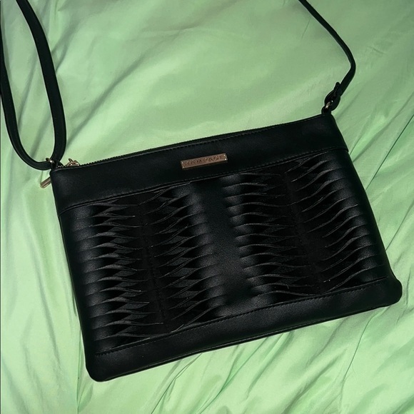 Rampage | Bags | Rampage Black Leather Fringe Crossbody Bag | Poshmark